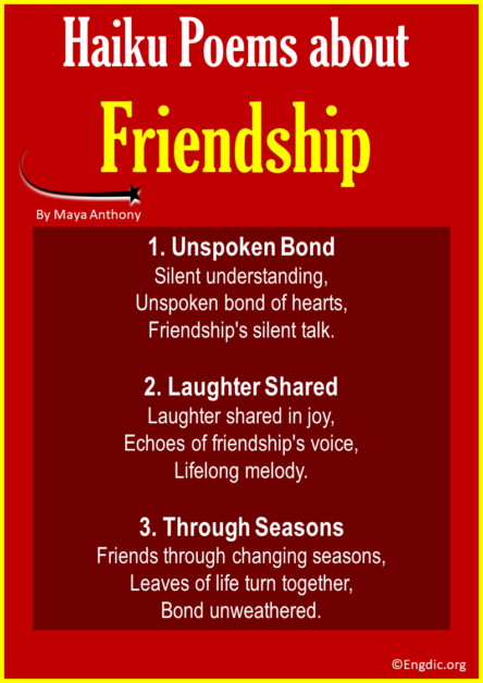 10 Best Haiku Poems about Friendship - EngDic