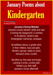 10 Best January Poems about Kindergarten - EngDic
