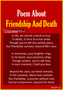 10 Best Short Poems About Friendship And Death - EngDic