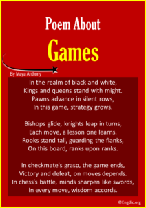 10 Best Short Poems About Games - EngDic