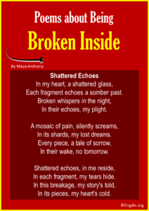 10 Best Short Poems about Being Broken Inside - EngDic