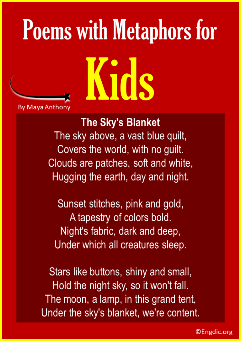 10 Best Poems with Metaphors for Kids - EngDic