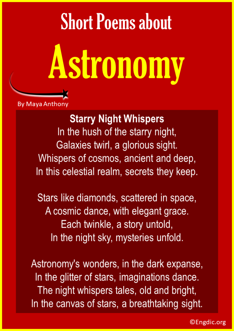 10 Best Short Poems about Astronomy - EngDic