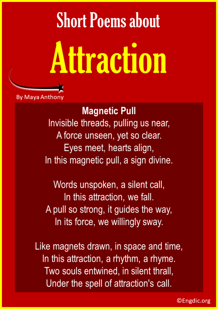 10 Best Short Poems about Attraction - EngDic