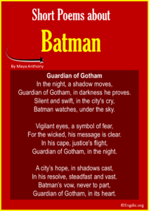 10 Best Short Poems about Batman - EngDic