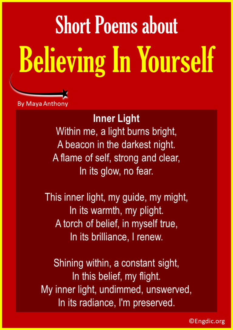 10 Best Short Poems about Believing In Yourself - EngDic