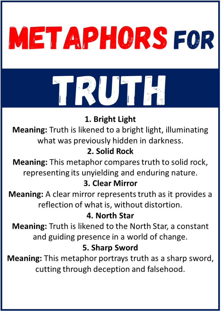 Top Metaphors for Truth with Meaning - EngDic