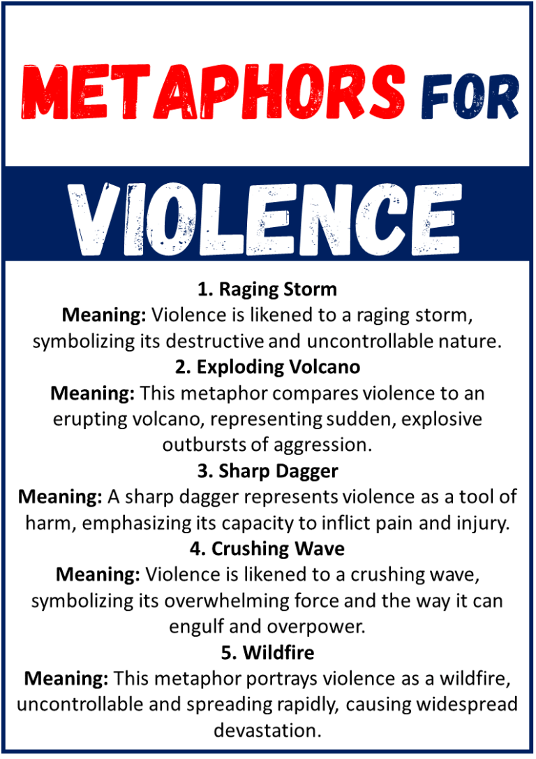 Top Metaphors for Violence with Meaning - EngDic