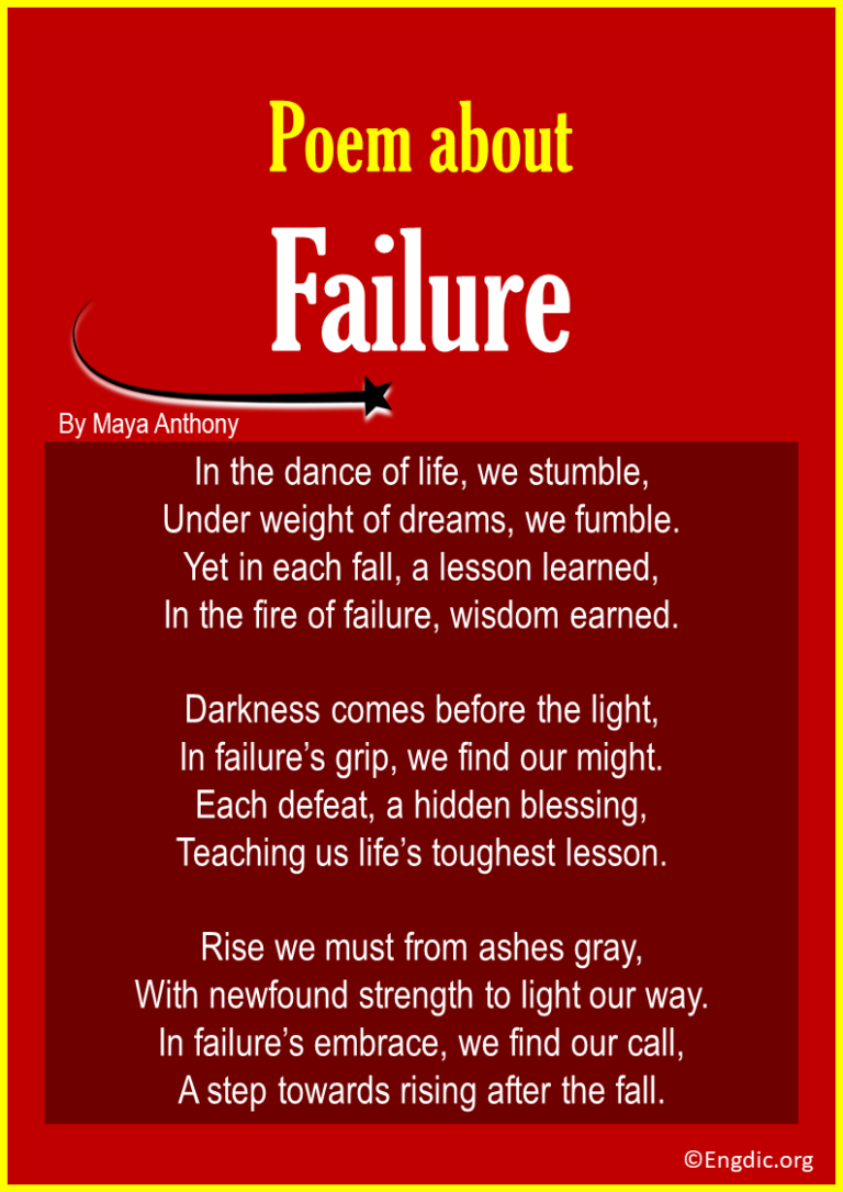 10 Best Short Poems About Failure - EngDic