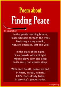 10 Best Short Poems About Finding Peace - EngDic