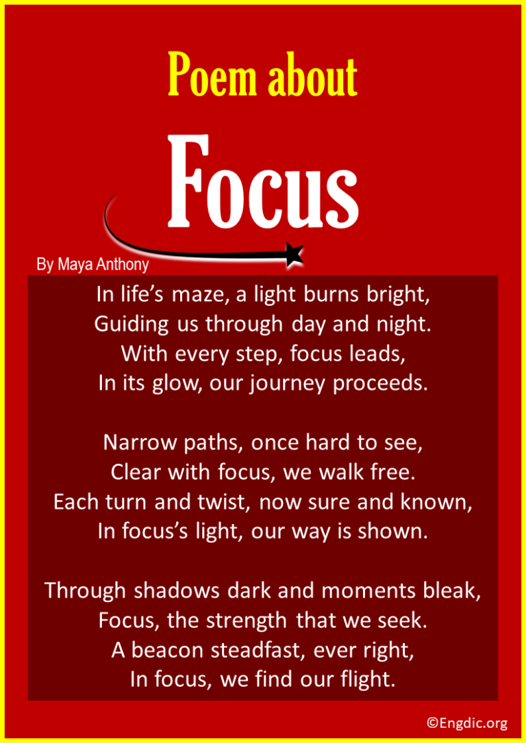 10 Best Short Poems About Focus - EngDic