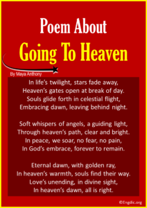 10 Best Short Poems About Going To Heaven - EngDic