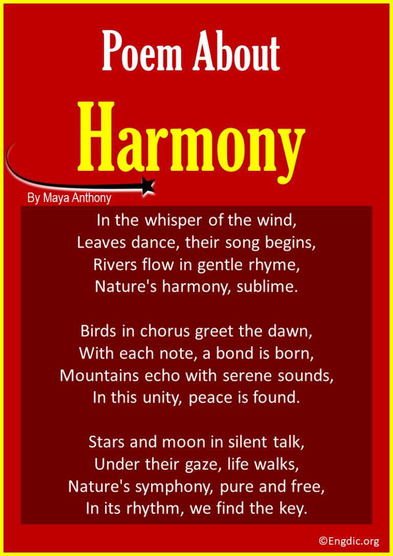 10 Short Poems About Harmony - EngDic