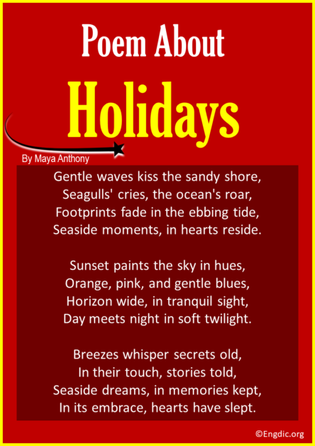 10 Best Short Poems About Holidays - EngDic
