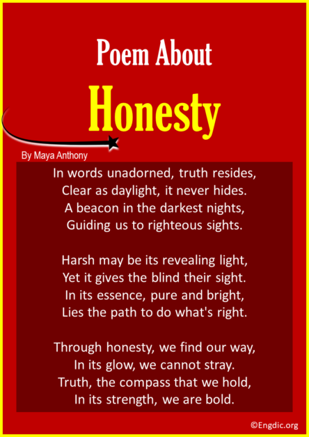 10 Best Short Poems about Honesty - EngDic