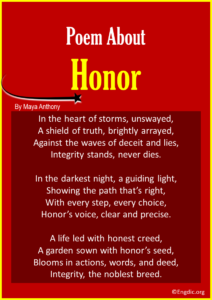 10 Best Short Poems about Honor - EngDic