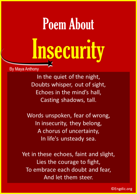 10 Best Short Poems about Insecurity - EngDic