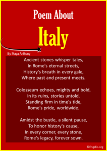 10 Best Short Poems about Italy - EngDic