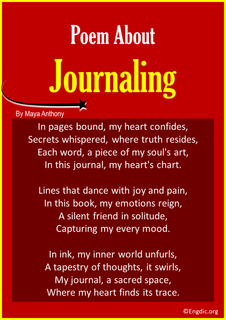 10 Best Short Poems about Journaling - EngDic