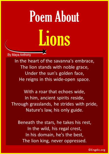 10 Best Short Poems about Lion - EngDic