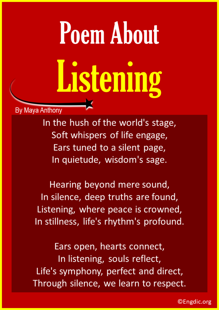10 Best Poems about Listening - EngDic