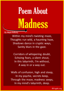 10 Best Short Poems about Madness - EngDic