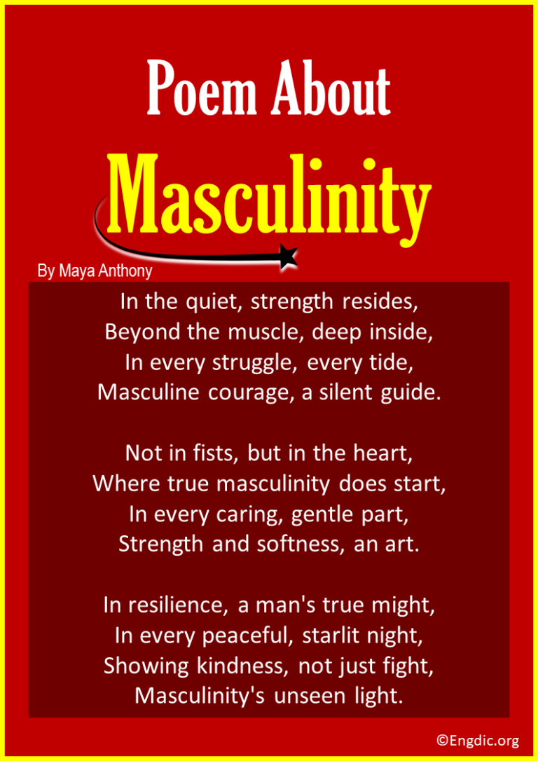 10 Best Short Poems about Masculinity - EngDic