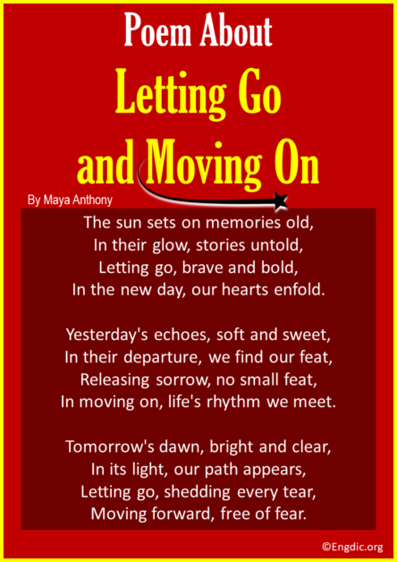 10 Best Short Poems about Letting Go and Moving On - EngDic