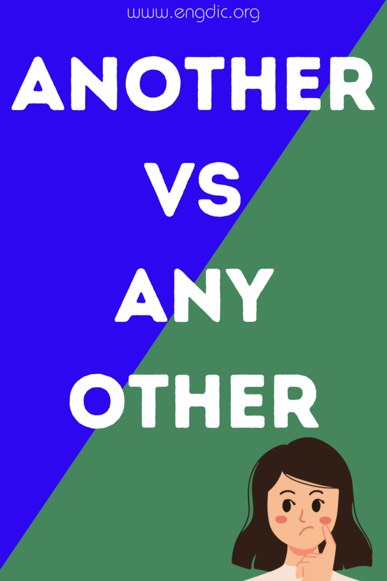 Another vs Any Other (What's the Difference?) - EngDic