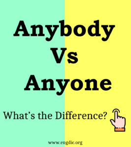 Anybody Vs Anyone! What's the Difference? - EngDic
