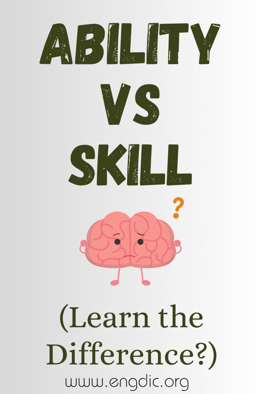 Ability vs Skill (What's the Difference?) - EngDic
