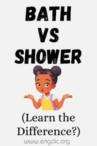 Bath vs Shower (What's the Difference?) - EngDic