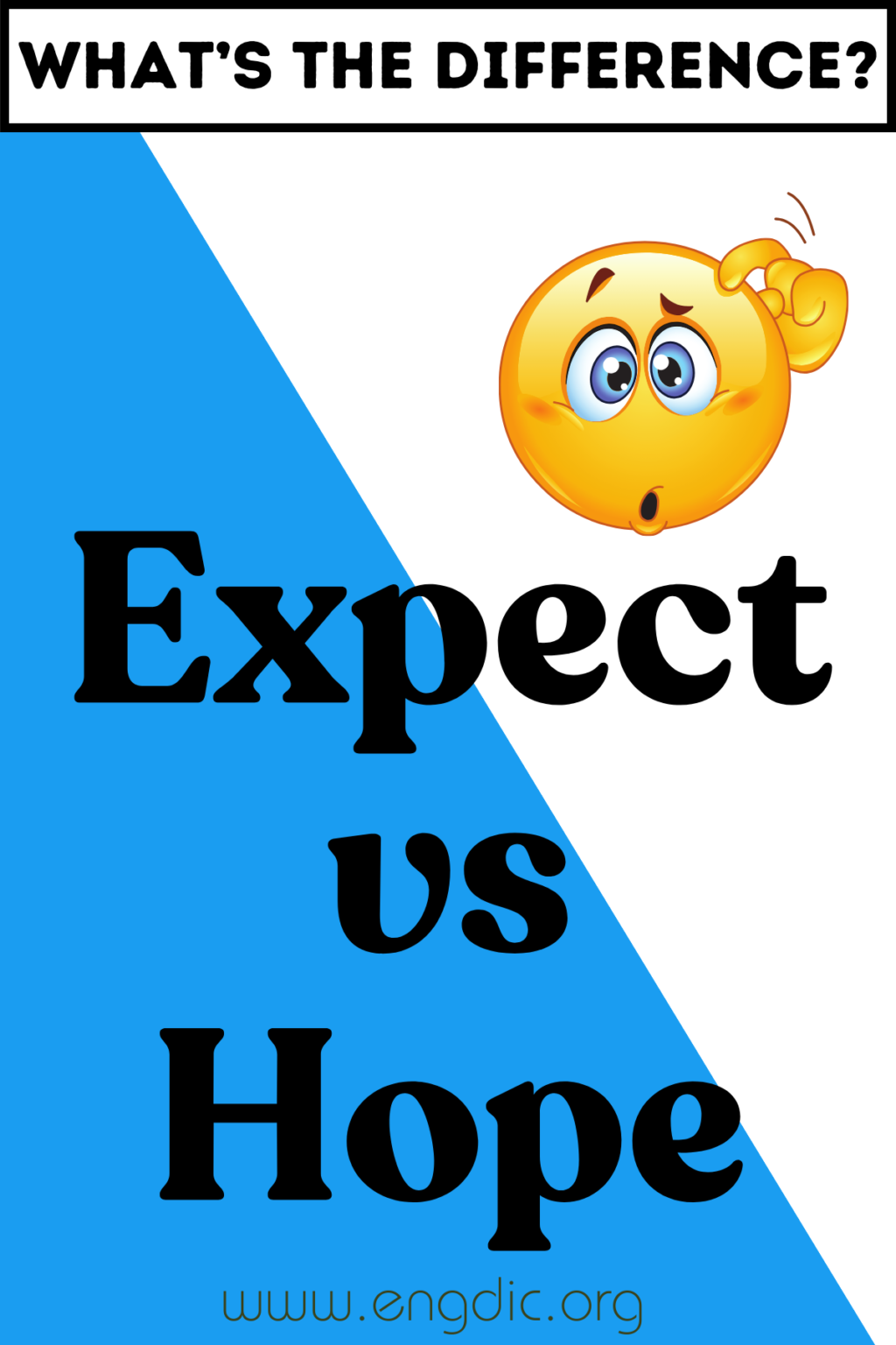 Expect vs Hope (What's the Difference?) - EngDic