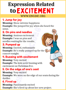 Learn 20 Expressions Related to Excitement - EngDic