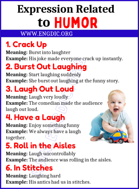 Learn 20 Expressions Related to Humor - EngDic