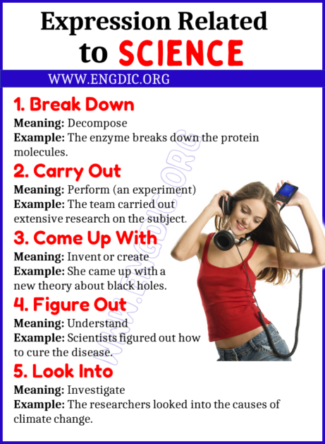 Learn 20 Expressions Related to Science - EngDic