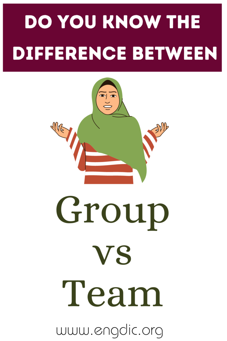 Group vs Team (What's the Difference?) - EngDic