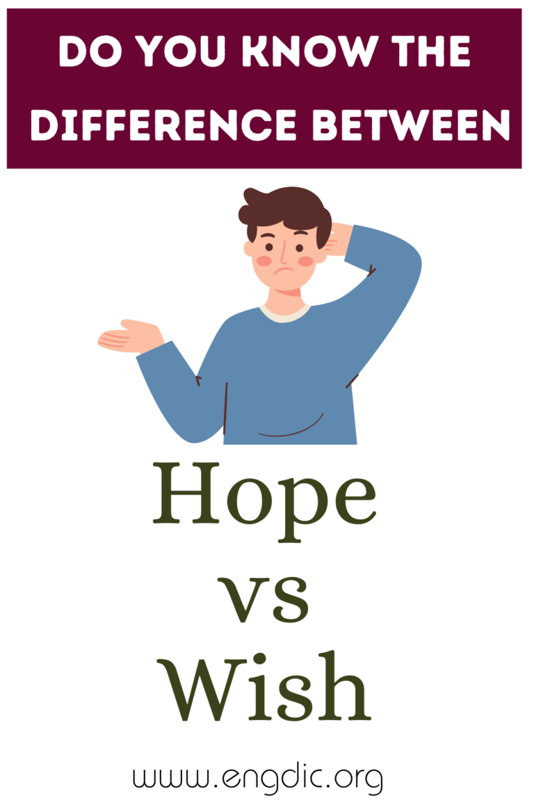 Hope vs. Wish: What's the Difference? - EngDic