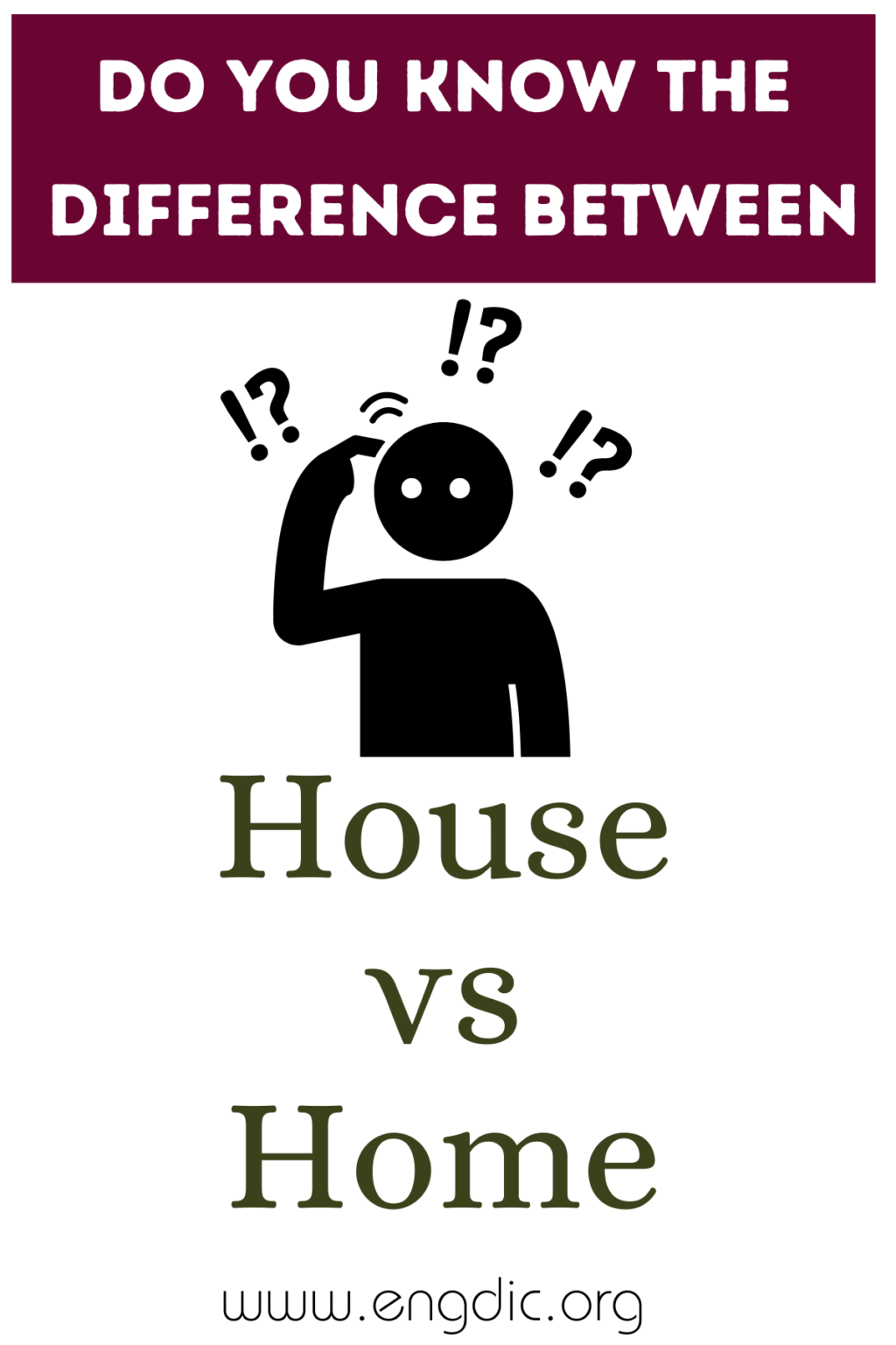 House vs Home (What's the Difference?) - EngDic